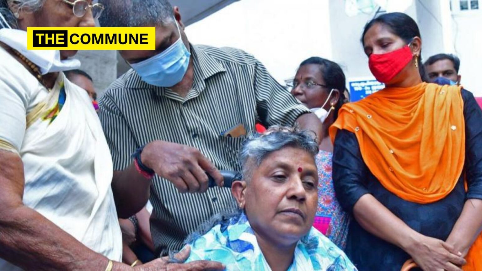 Leader Of Mahila Congress In Kerala Shaves Her Head For Being Denied ...