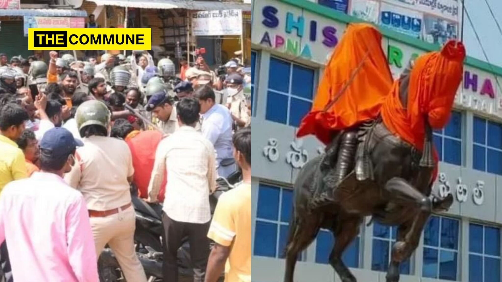 Telangana: AIMIM Razakars And TRS Workers Clash Over Unveiling Of ...