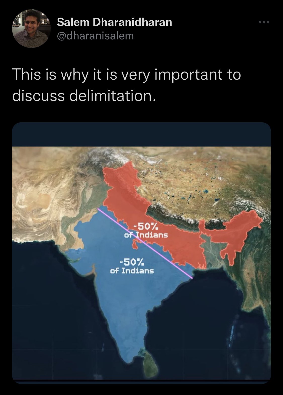 DMK Spokie Shares Distorted Map Of India, Deletes Tweet Later - The Commune
