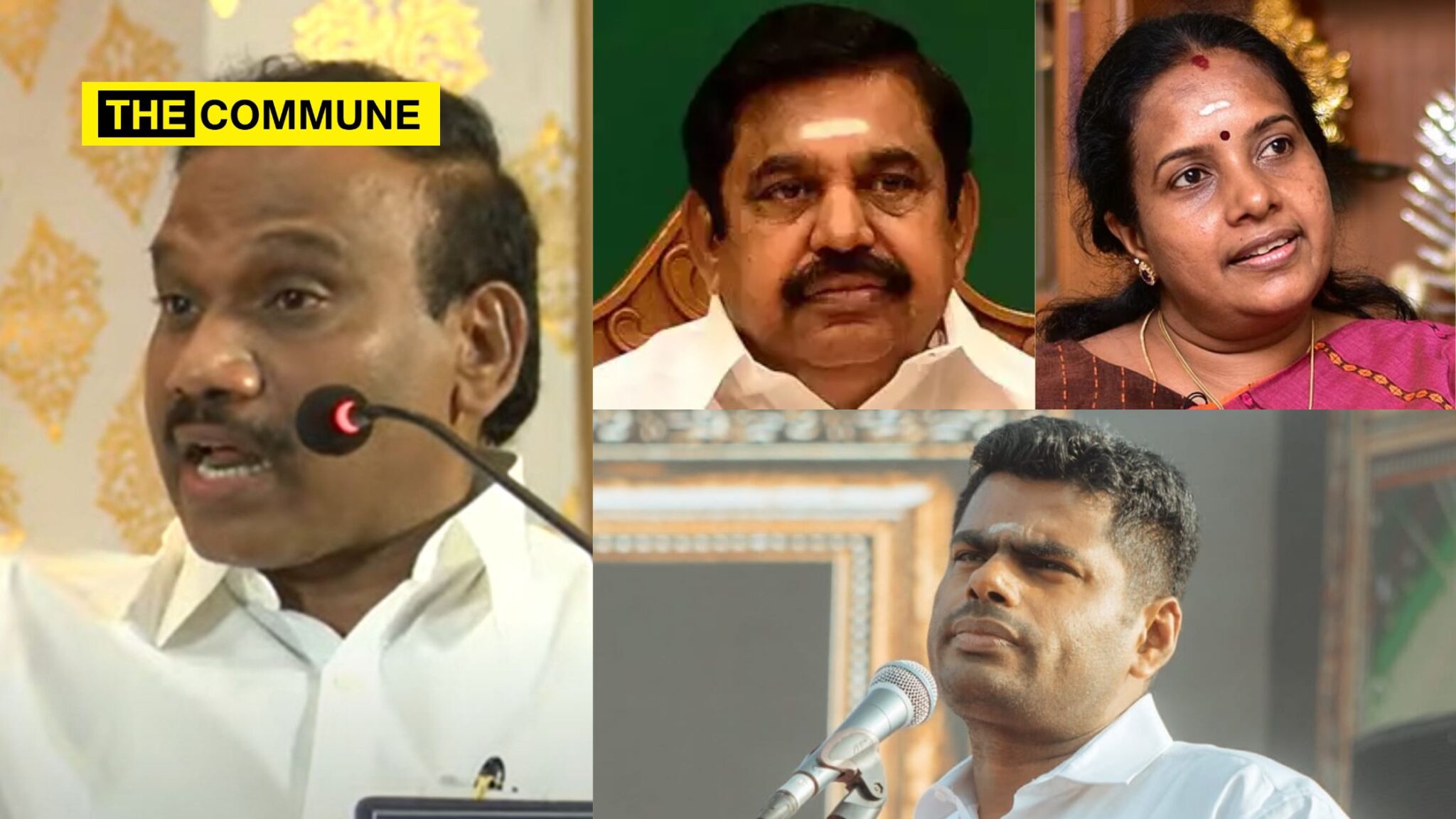 DMK MP A Raja Makes Casteist Remarks At Annamalai, EPS And Vanathi ...