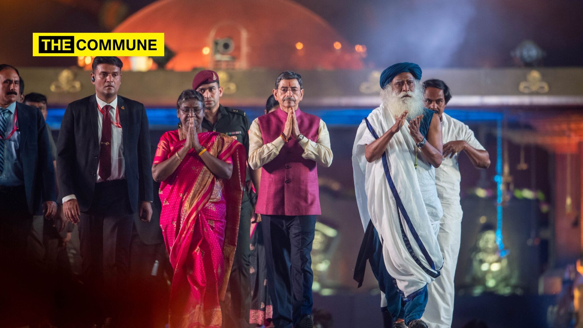 President Murmu, TN Guv Ravi, DMK Min Mano Thangaraj Attend Isha Maha ...