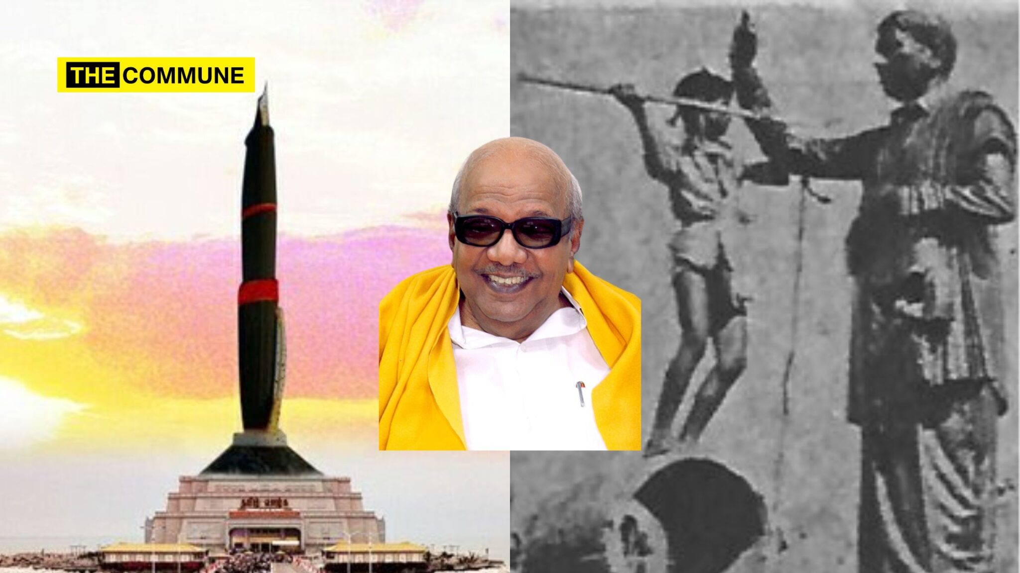 When Karunanidhi's Statue Installed By Idol-Breakers Was Vandalized ...