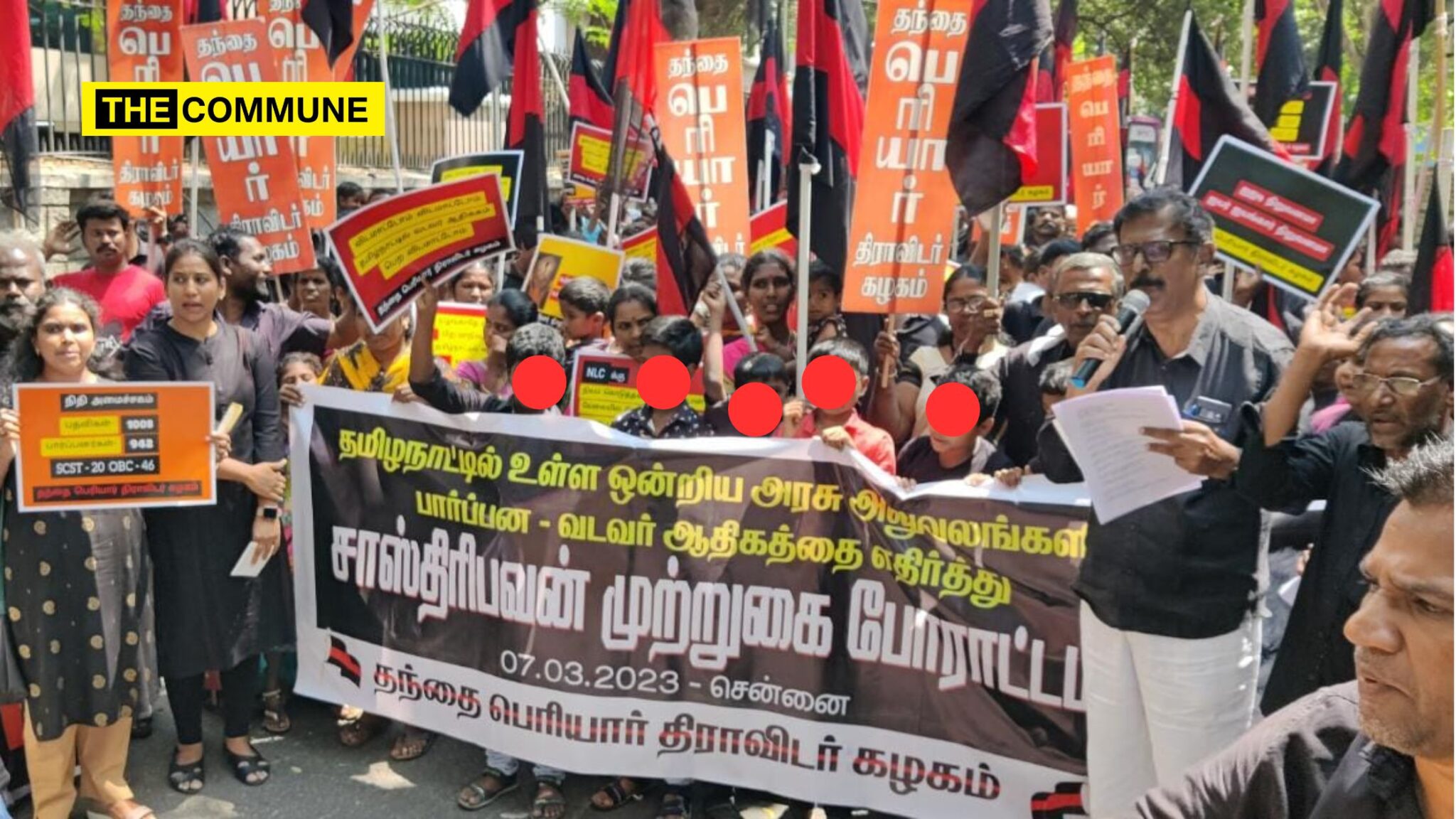 DMK-Ally Outfit Uses Children In Political Protest, Alleges Usurping Of ...