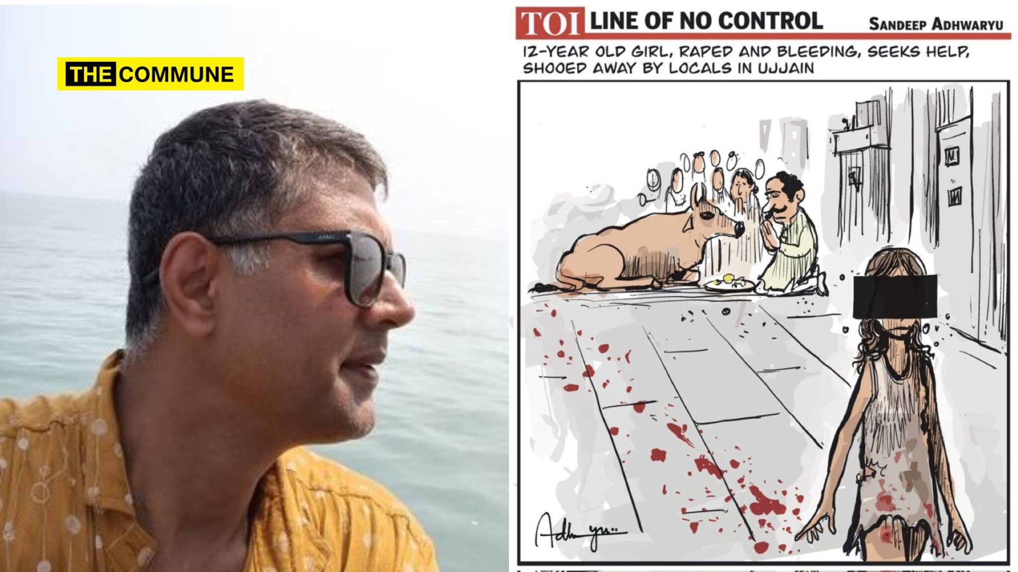 Times Of India Chief Cartoonist Publishes Cartoon Mocking Hindus In ...