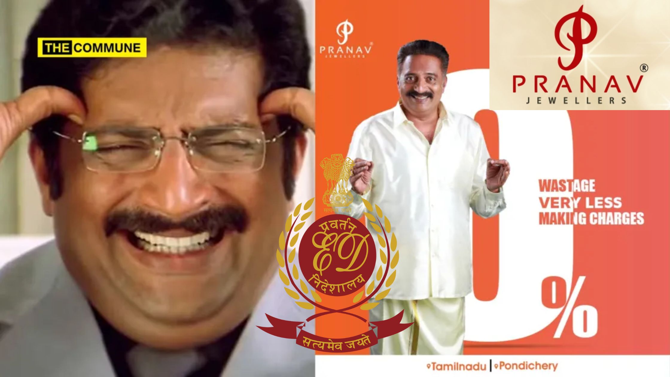 Prakash Raj Summoned By ED In Relation To Pranav Jewellers Scam Worth ...