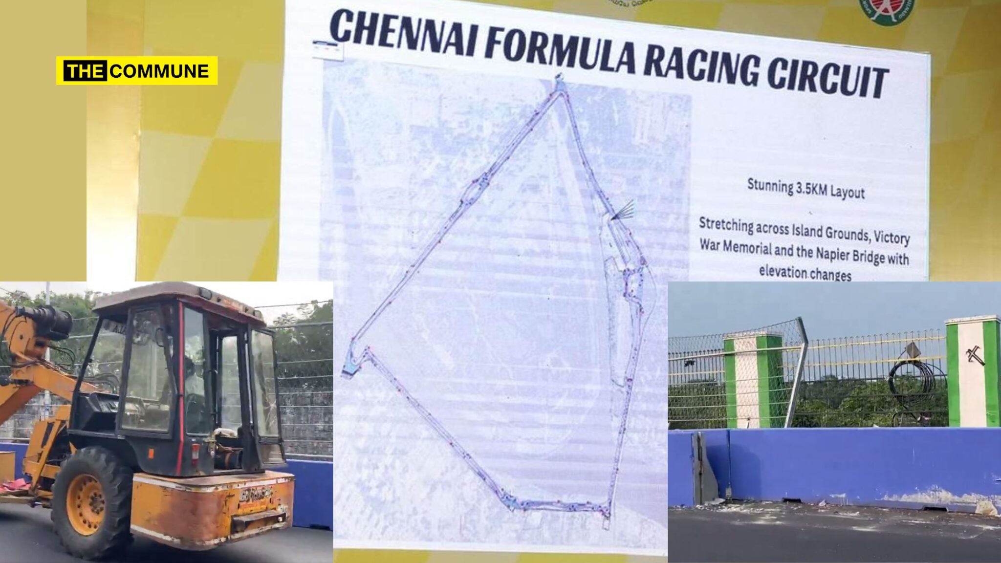 F4 Street Racing Infrastructure At Chennai's Nerve Centre Dismantled ...