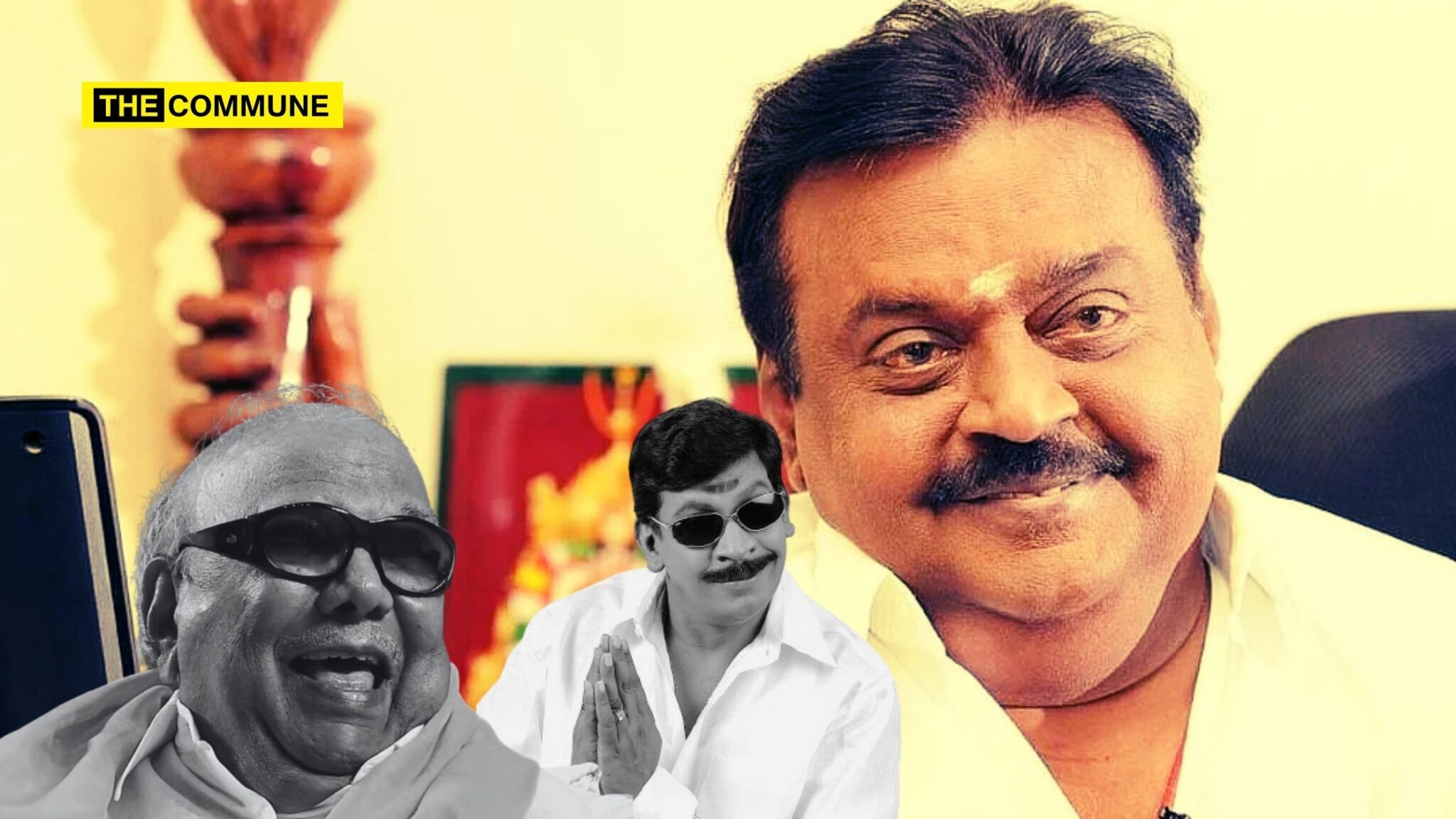 How Vadivelu Backed By DMK Abused Vijayakanth & The Dravdianist Media's ...
