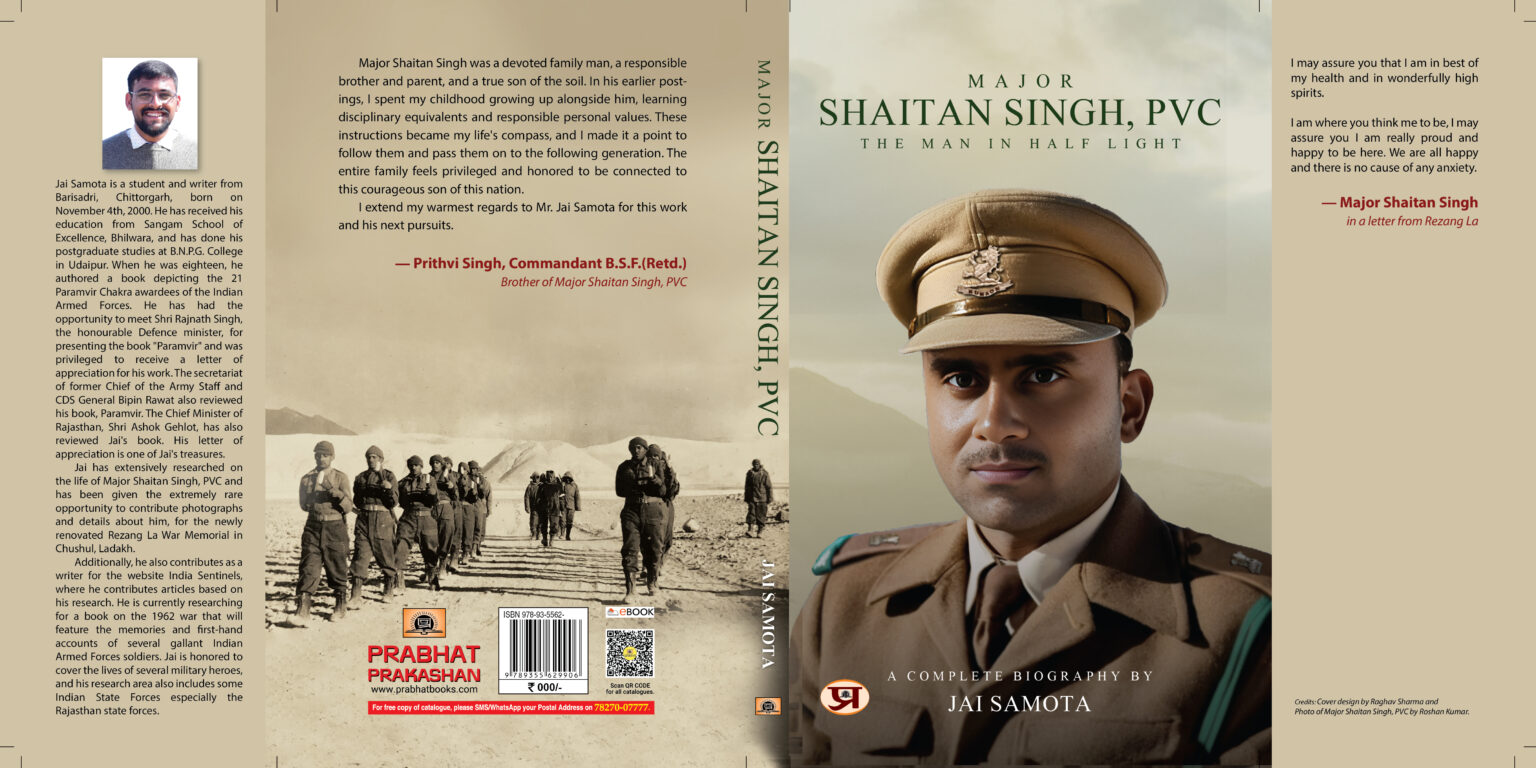 Major Shaitan Singh PVC - The Man In Half Light; Young Author Jai ...