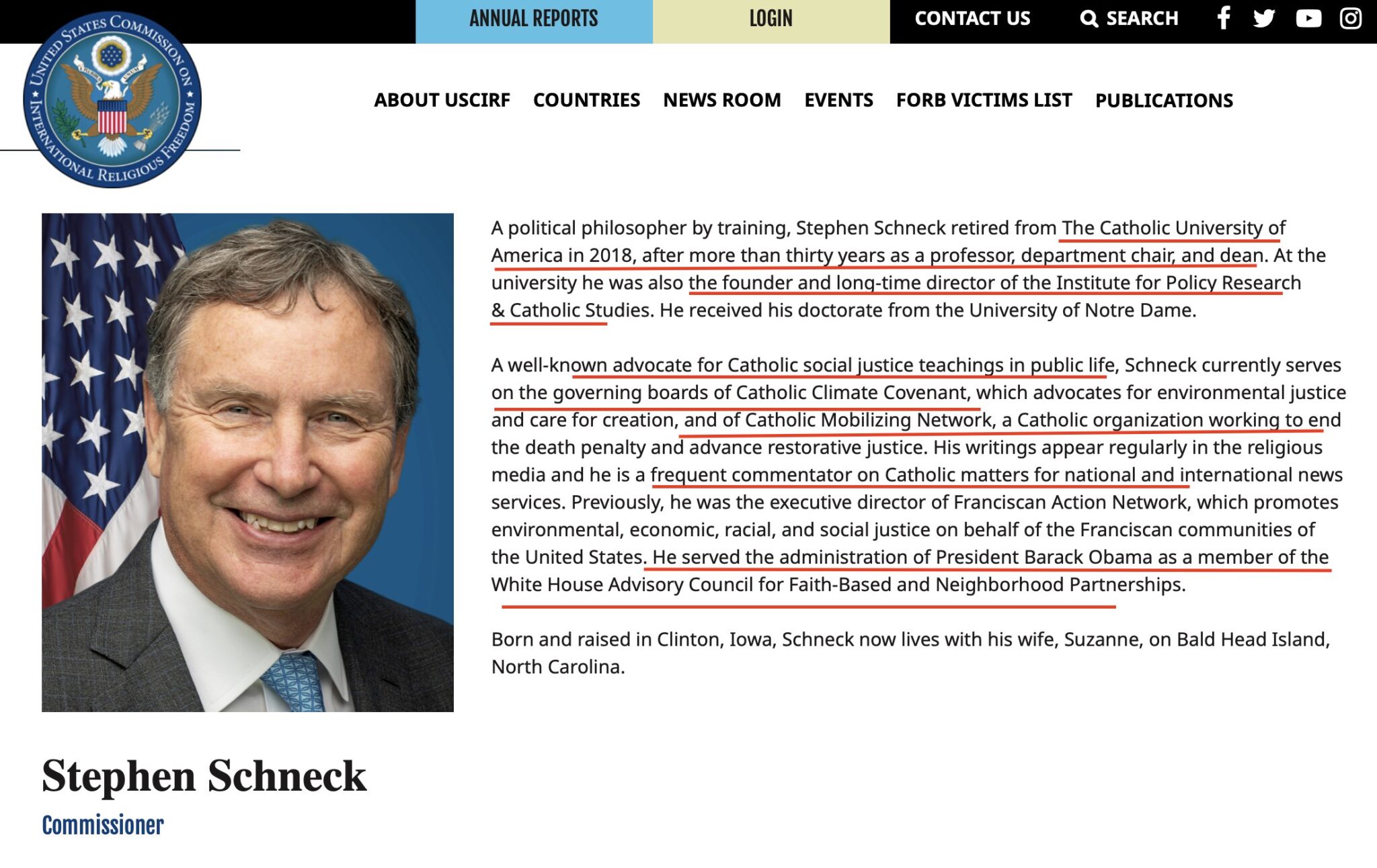 USCIRF, A Self-Appointed Guardian Of Religious Freedom Having Christian ...