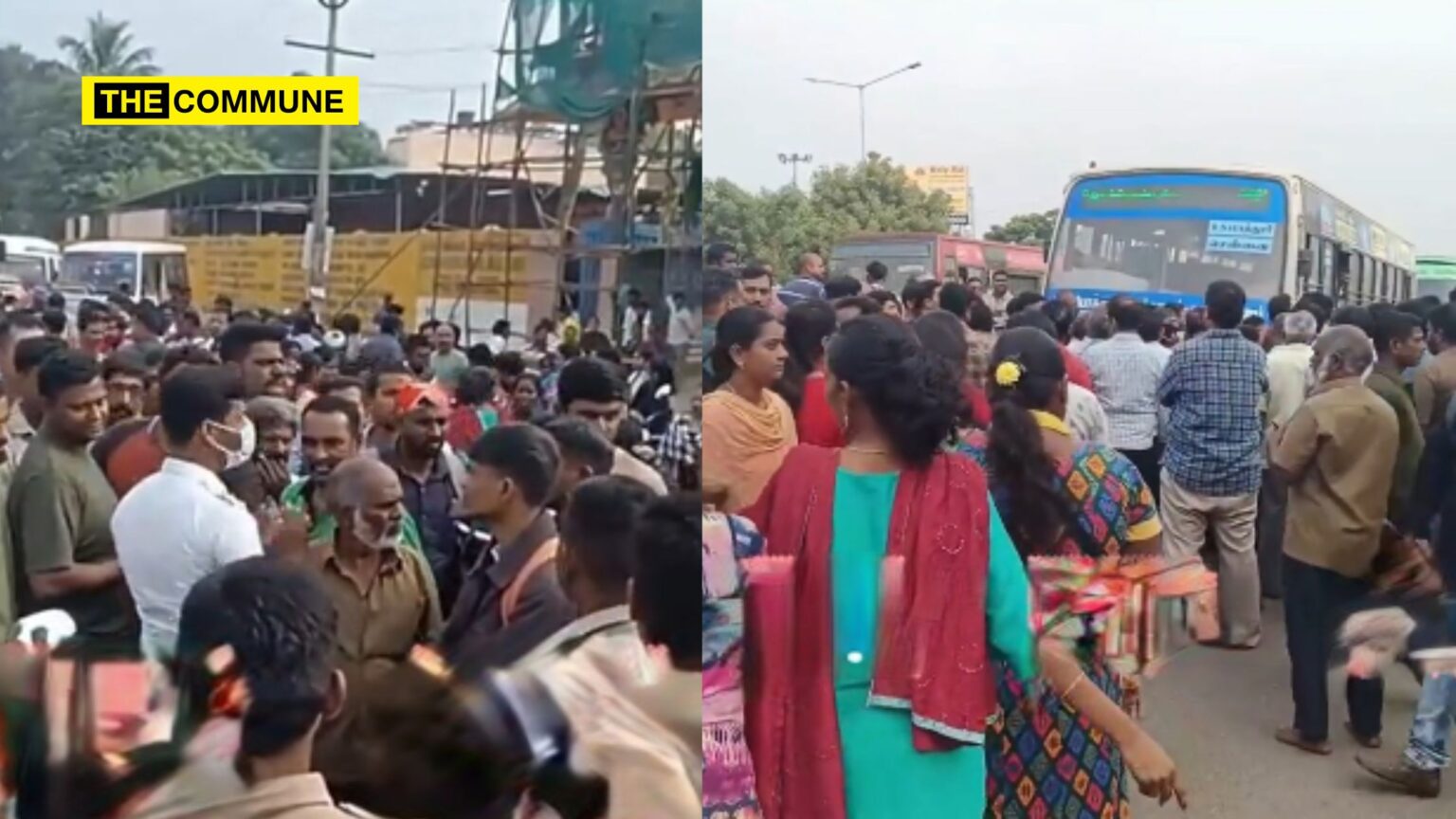 Kilambakkam Bus Terminus Fiasco: Residents Protest Against Buses Take ...