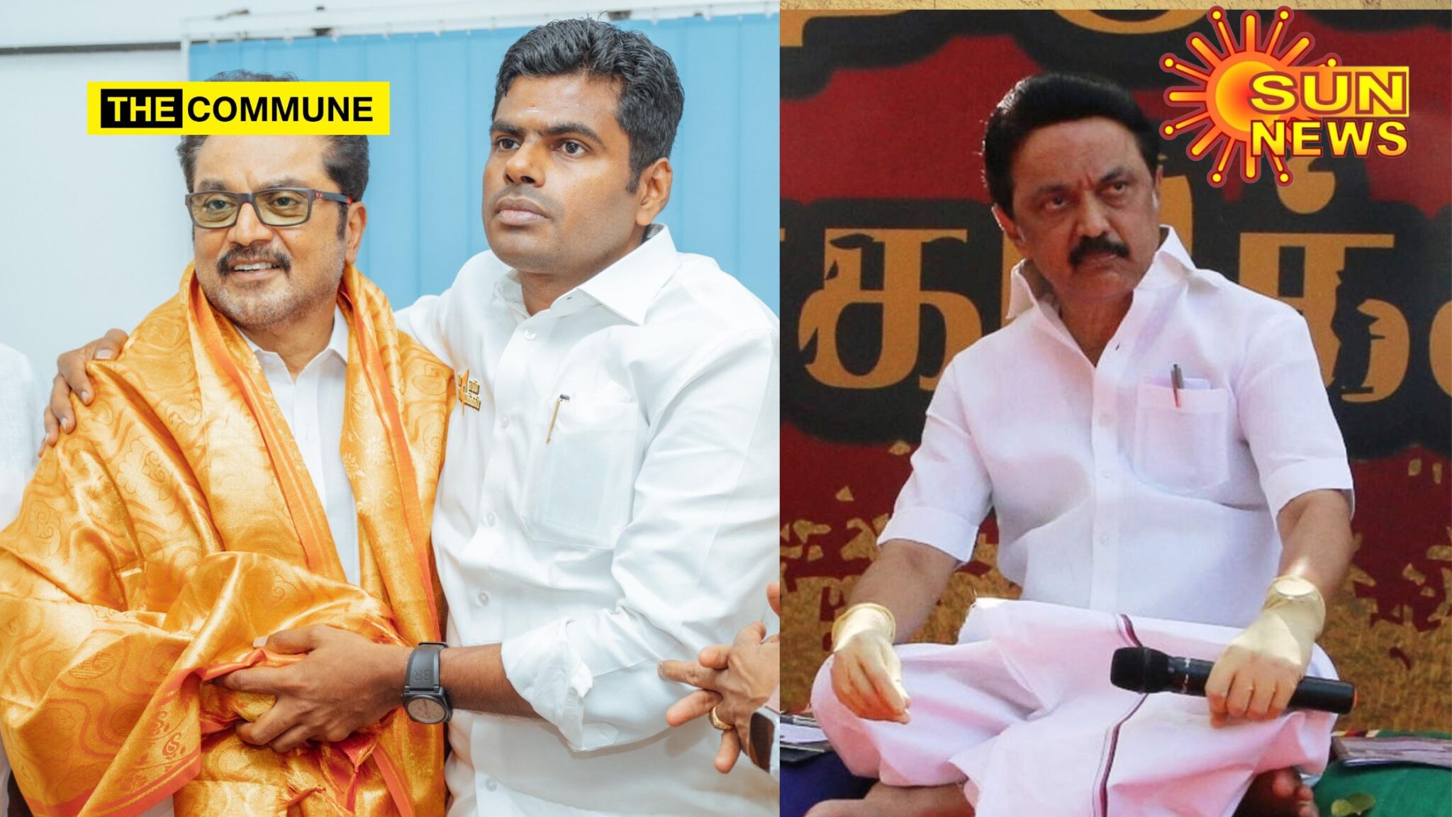 Sun News Goes On A Rant After Sarath Kumar Joins BJP, Actor Trolls Them On Camera - The Commune