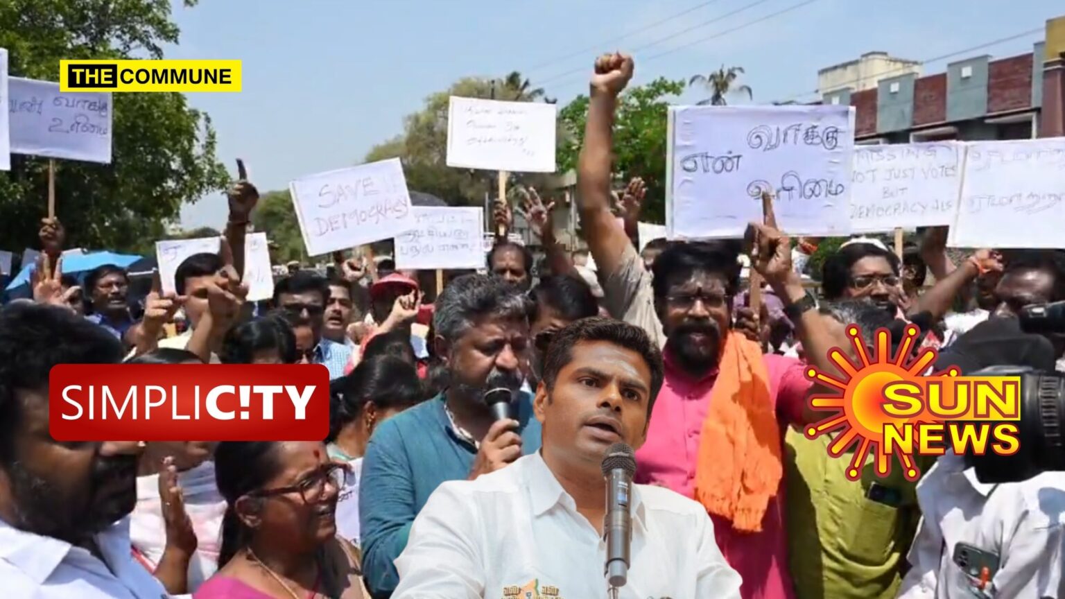 Coimbatore Residents Protest Against Deletion Of Names From Voter List ...