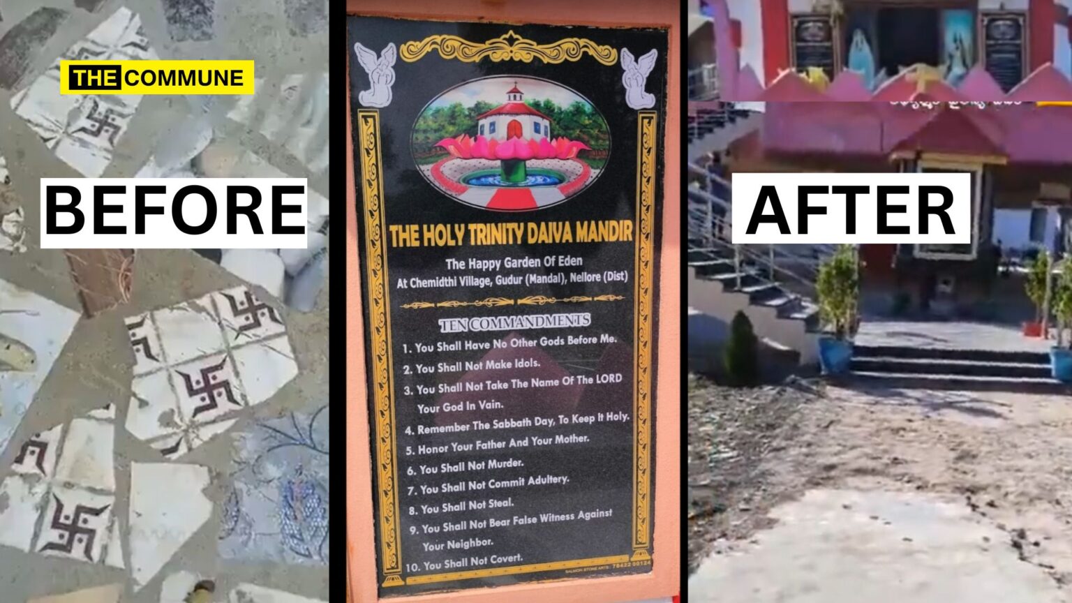 Following Social Media Outcry, Pathway Leading To Church With Tiles ...