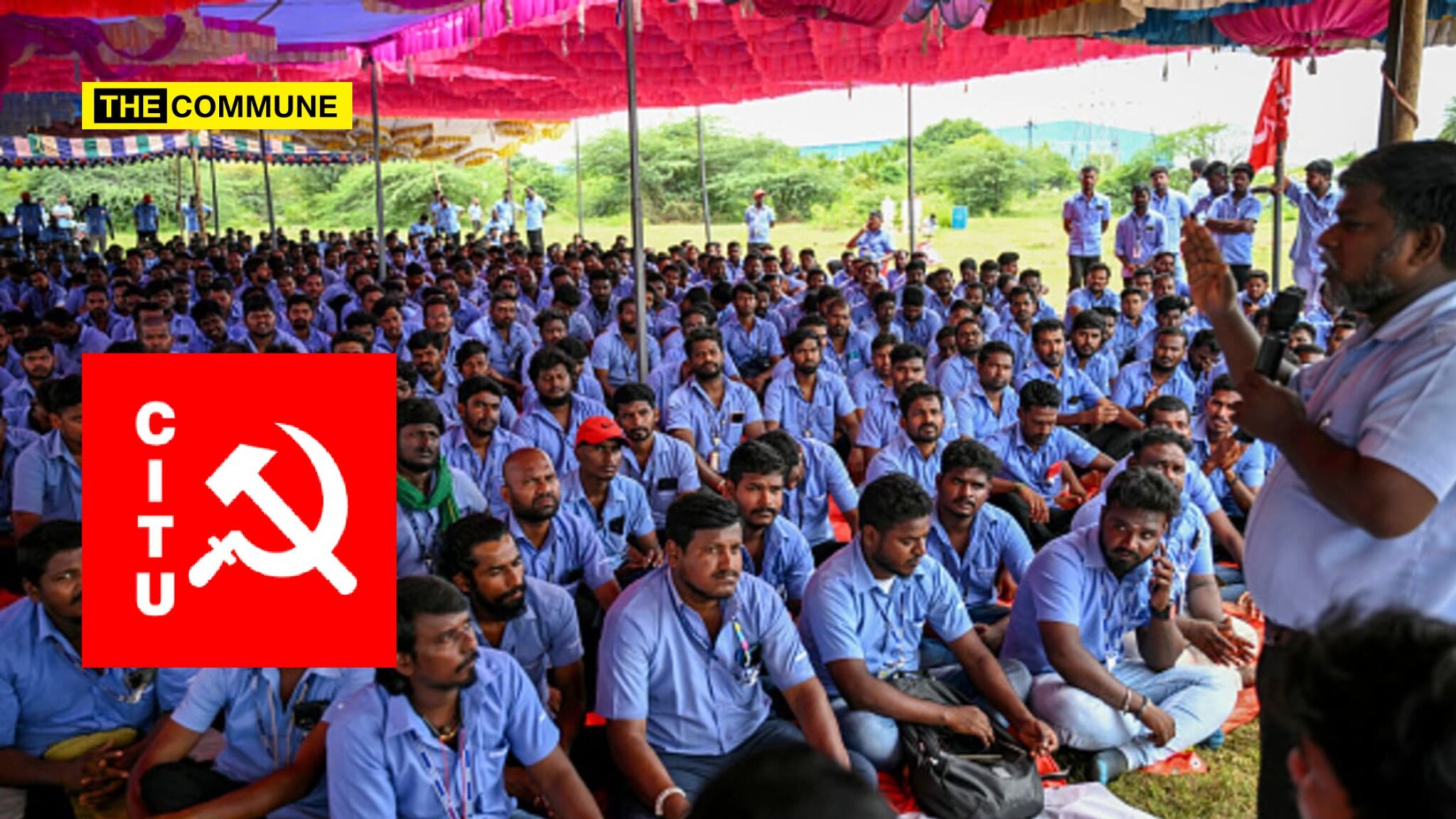 Red Flag For Investors: CITU Protests Against Samsung Exposes Tamil ...
