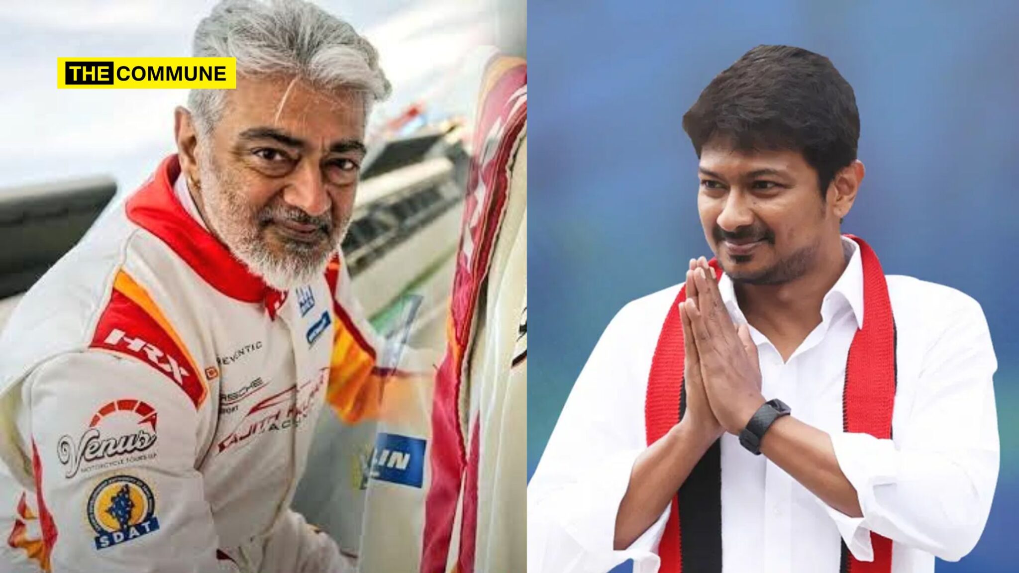 Udhayanidhi Stalin Pastes DMK Sticker Over Actor Ajith's Achievement
