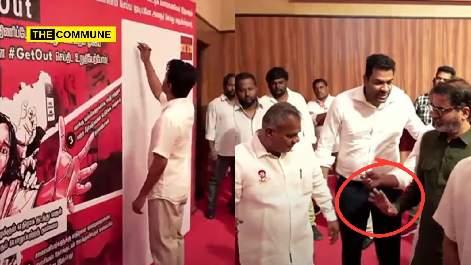 PK Gives Nose Cut To Aadhav Arjuna Who Asked Him To Sign TVK's 'Get Out ...