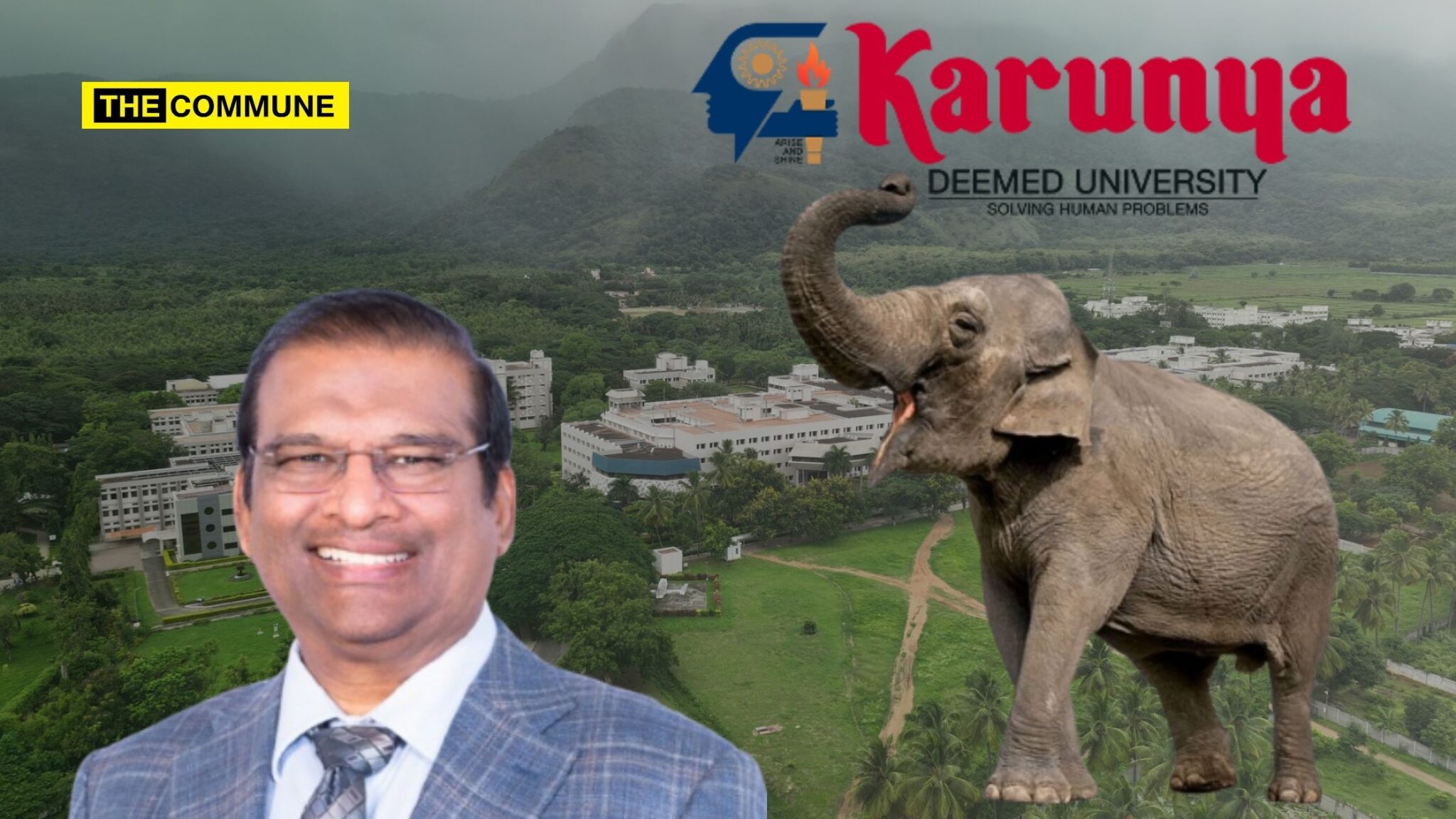 Wild Elephant Enters Coimbatore's Karunya University Campus Again ...