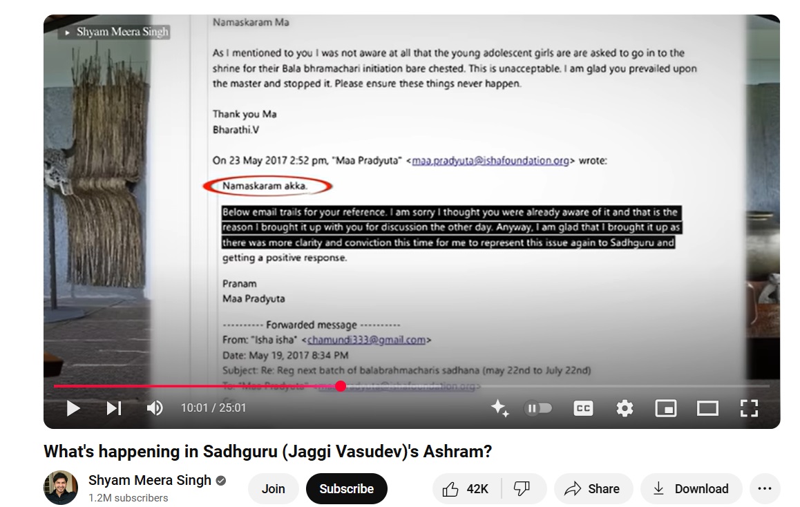 YouTuber Shyam Meera Singh’s Smear Attempt On Isha Foundation Falls Flat; TN Police Close Case ...