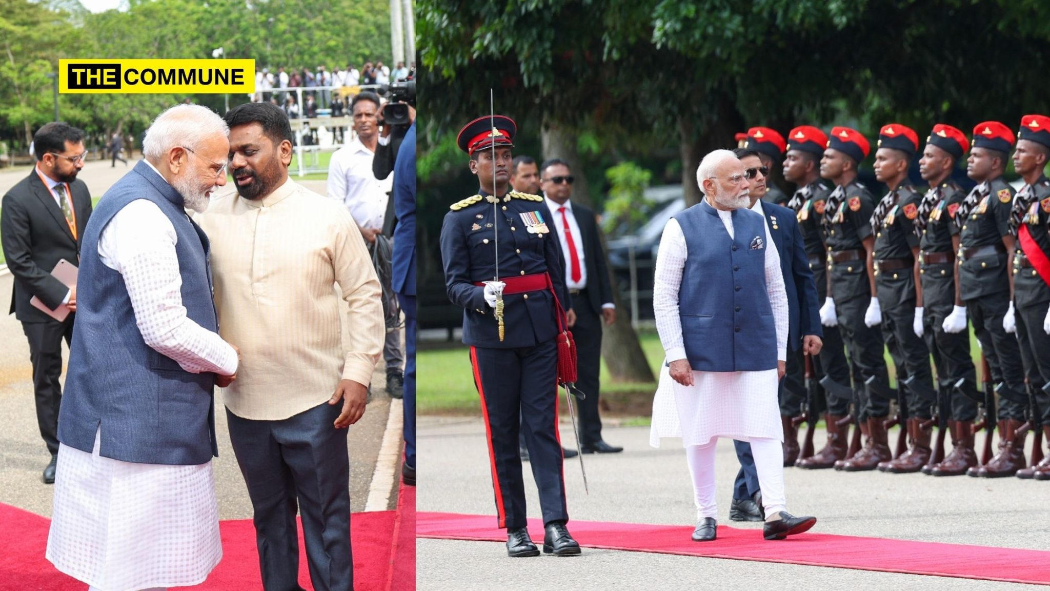 PM Modi Accorded Ceremonial Welcome In Sri Lanka - The Commune