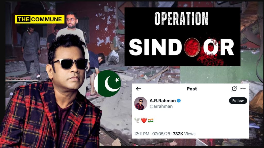 AR Rahman, Silent On Pahalgam Terror Attack, Preaches Peace With Emojis After India’s Operation ...