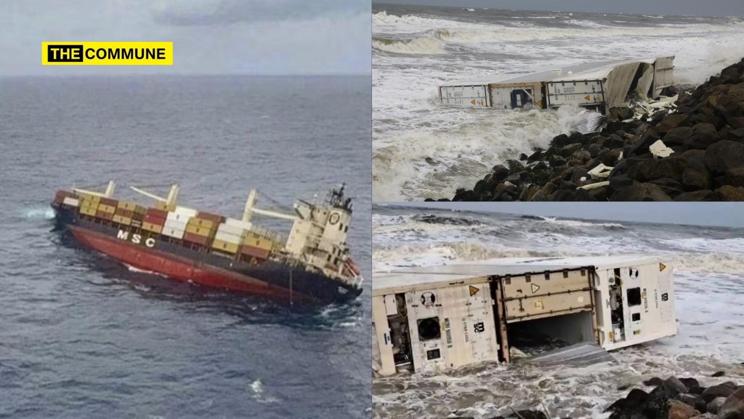 Kerala Coast On High Alert As Containers From Sunken Liberian-Flagged ...
