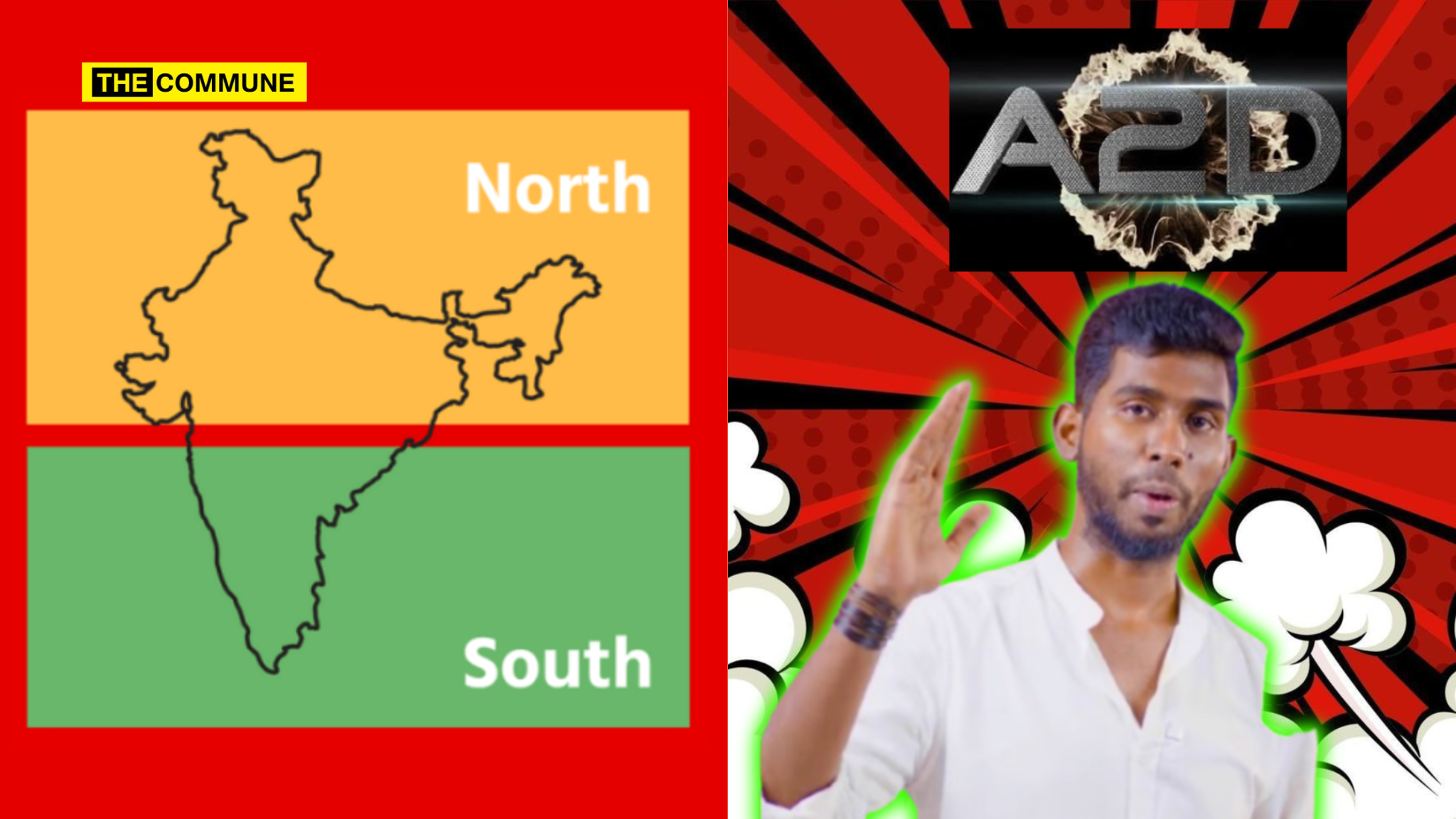 Dravidianist YouTuber A2D Nanda Kumar Who Simped For Pakistan Talks About Dividing India Into 2 ...