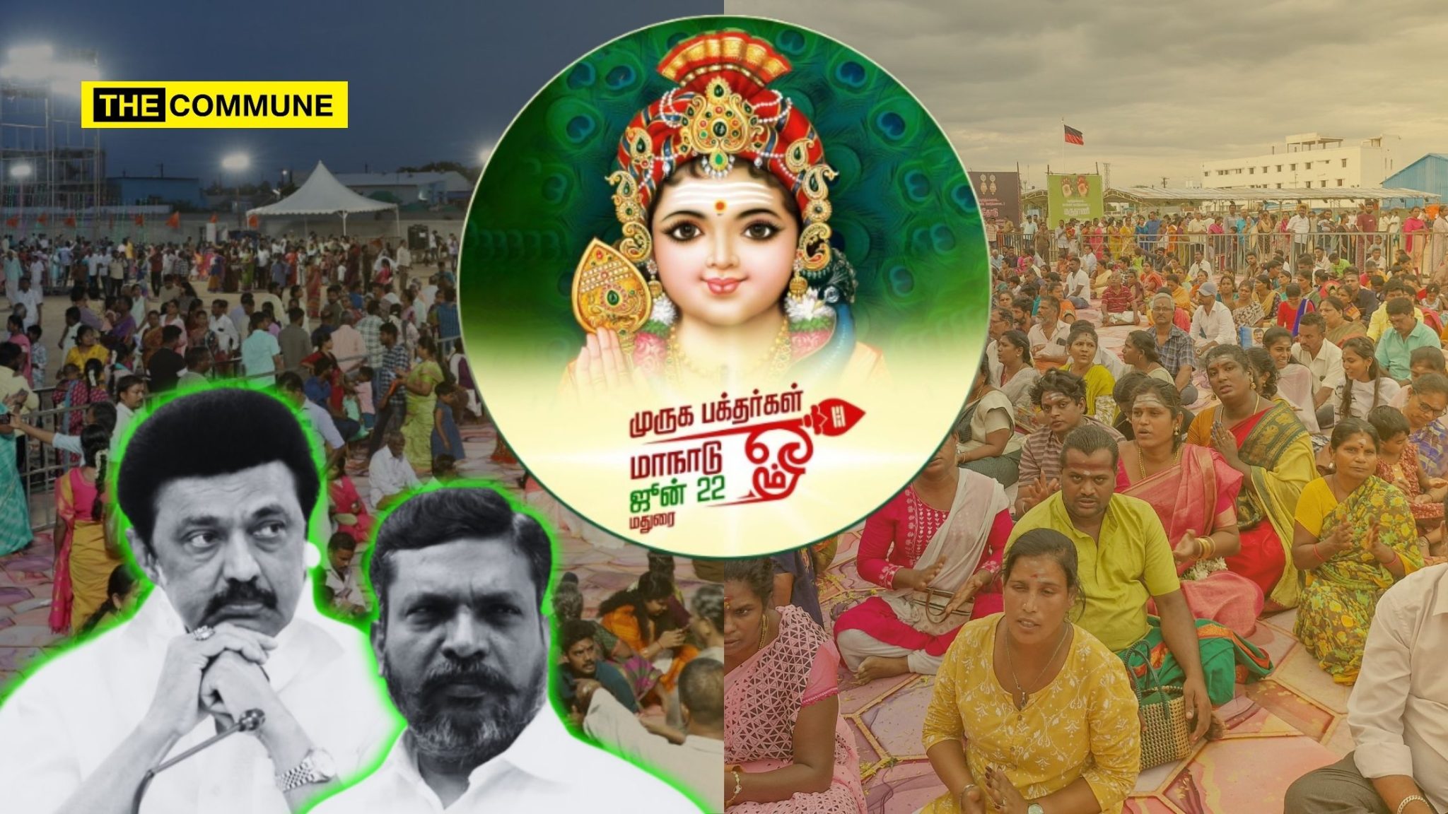 Massive Crowds Thronging Madurai For Murugan Maanaadu Gives Nightmares For DMK And Dravidianists ...