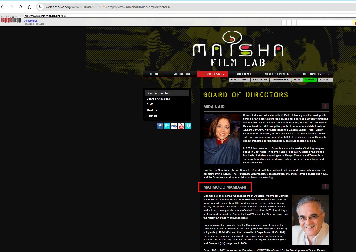 Mira Nair & Mahmood Mamdani: The Deep-State Funded Capitalist Parents Of Radical Islamist Zohran ...