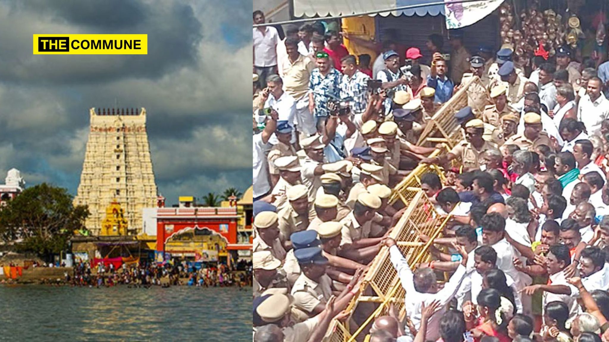 Protests Erupt At Rameswaram Ramanathaswamy Temple Over New Paid ...