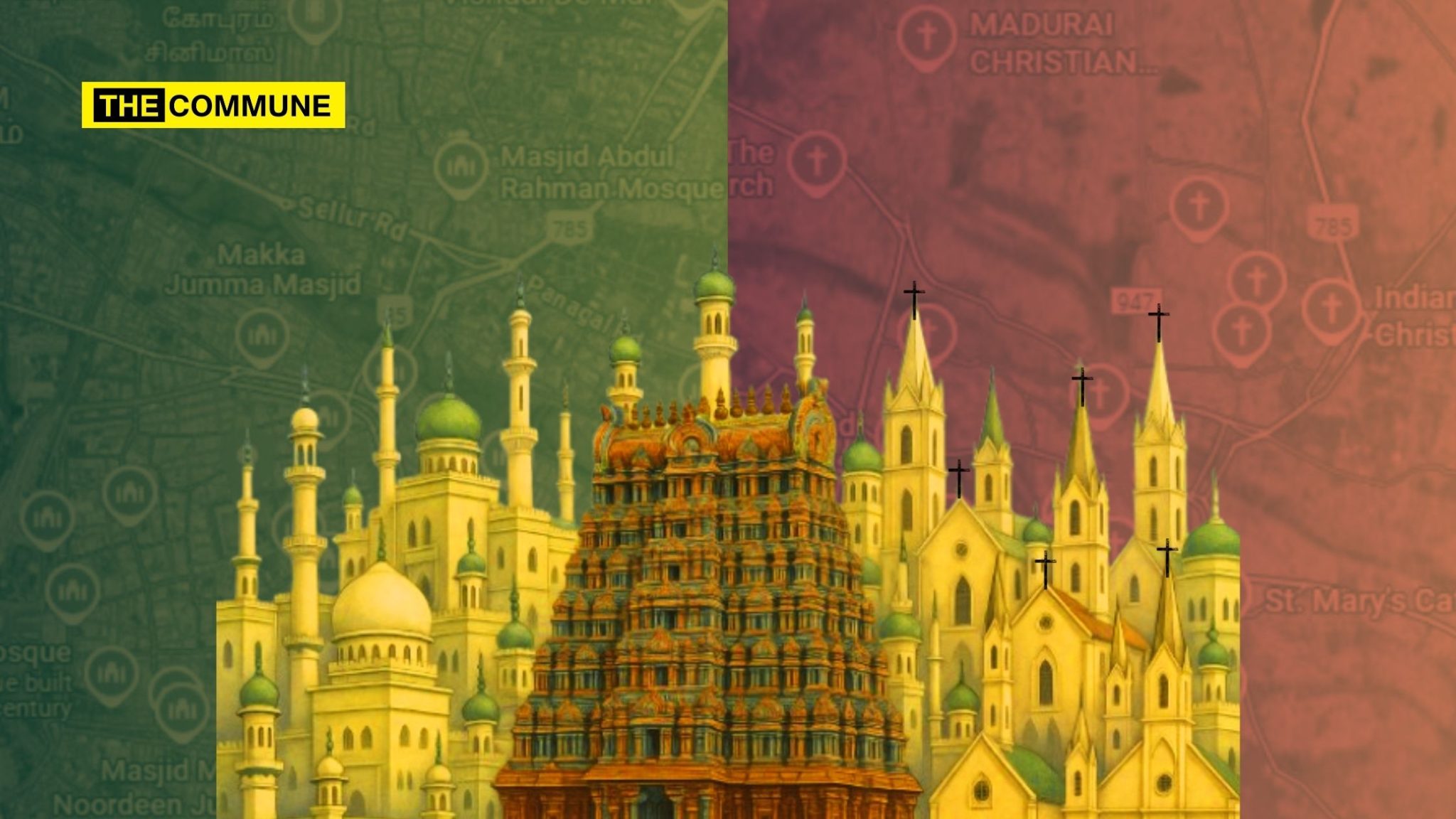 Mapping Proximity: Rise In Mosques And Churches Around Major Hindu ...