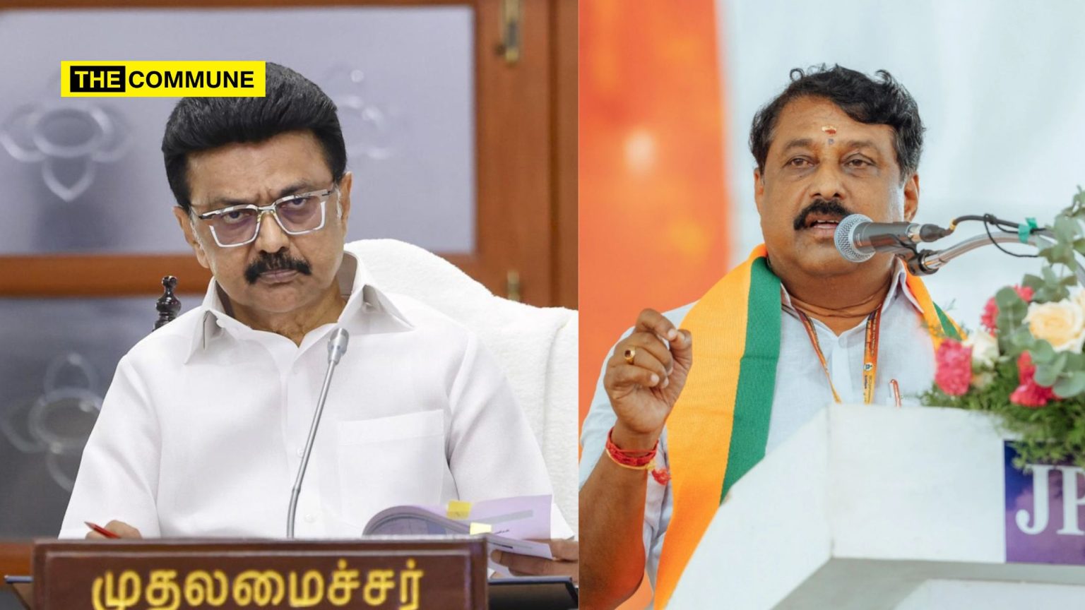 TN BJP Chief Nainar Nagendran Slams DMK Over ₹1,000 Crore 'Toilet Scam' In Chennai - The Commune