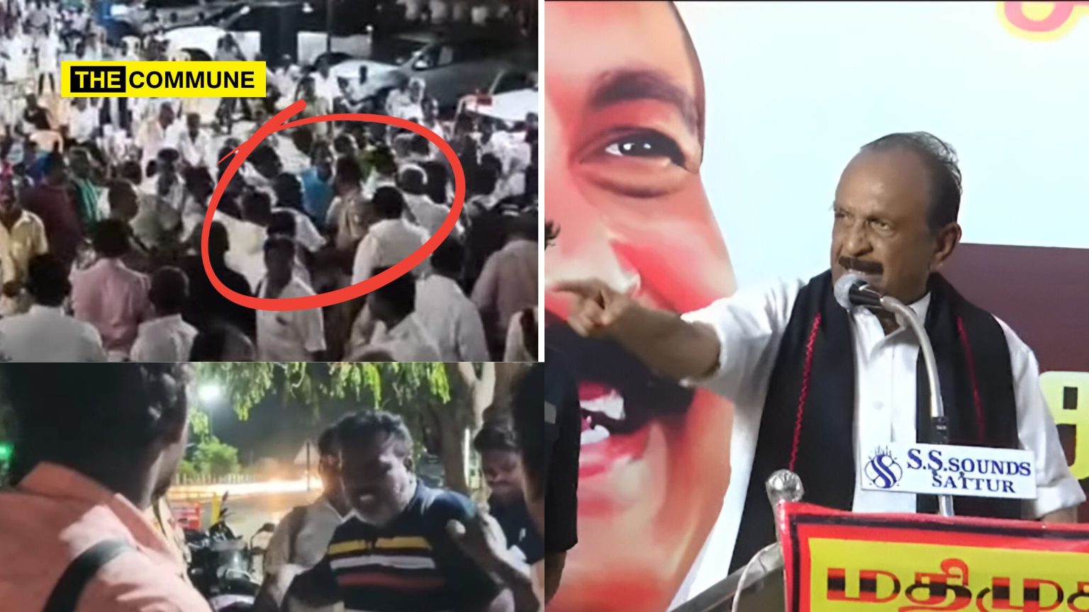 Vaiko The Real Fascist: MDMK MP & DMK Ally Loses Cool On Reporters ...