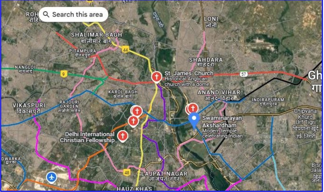 Mapping Proximity: Rise In Mosques And Churches Around Major Hindu ...