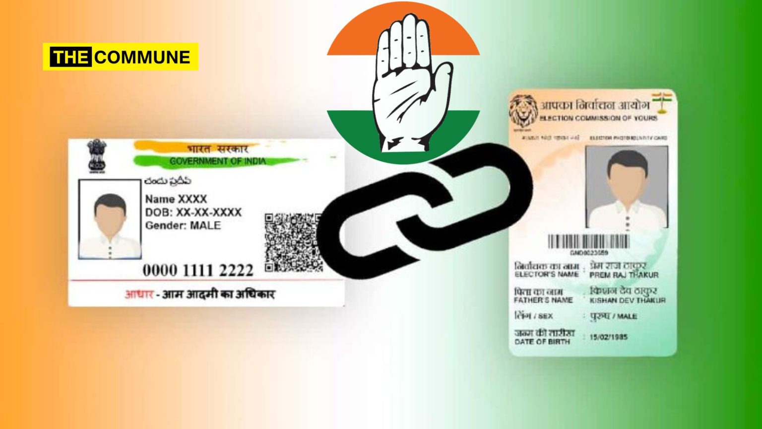 Congress Opposed Linking Aadhaar With Voter ID Then, Wants EC To Consider It As Citizenship ...