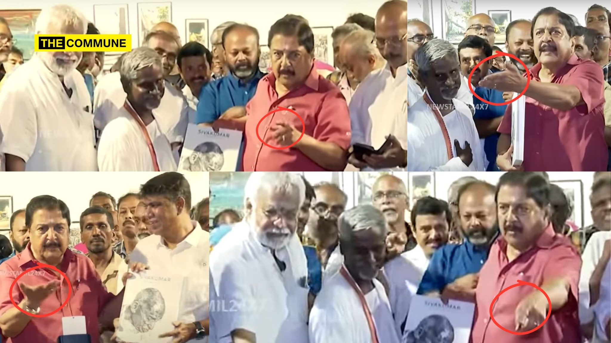 DMK Stooge Suriya's Father "Cell Thatti" Sivakumar Behaves Rudely With ...