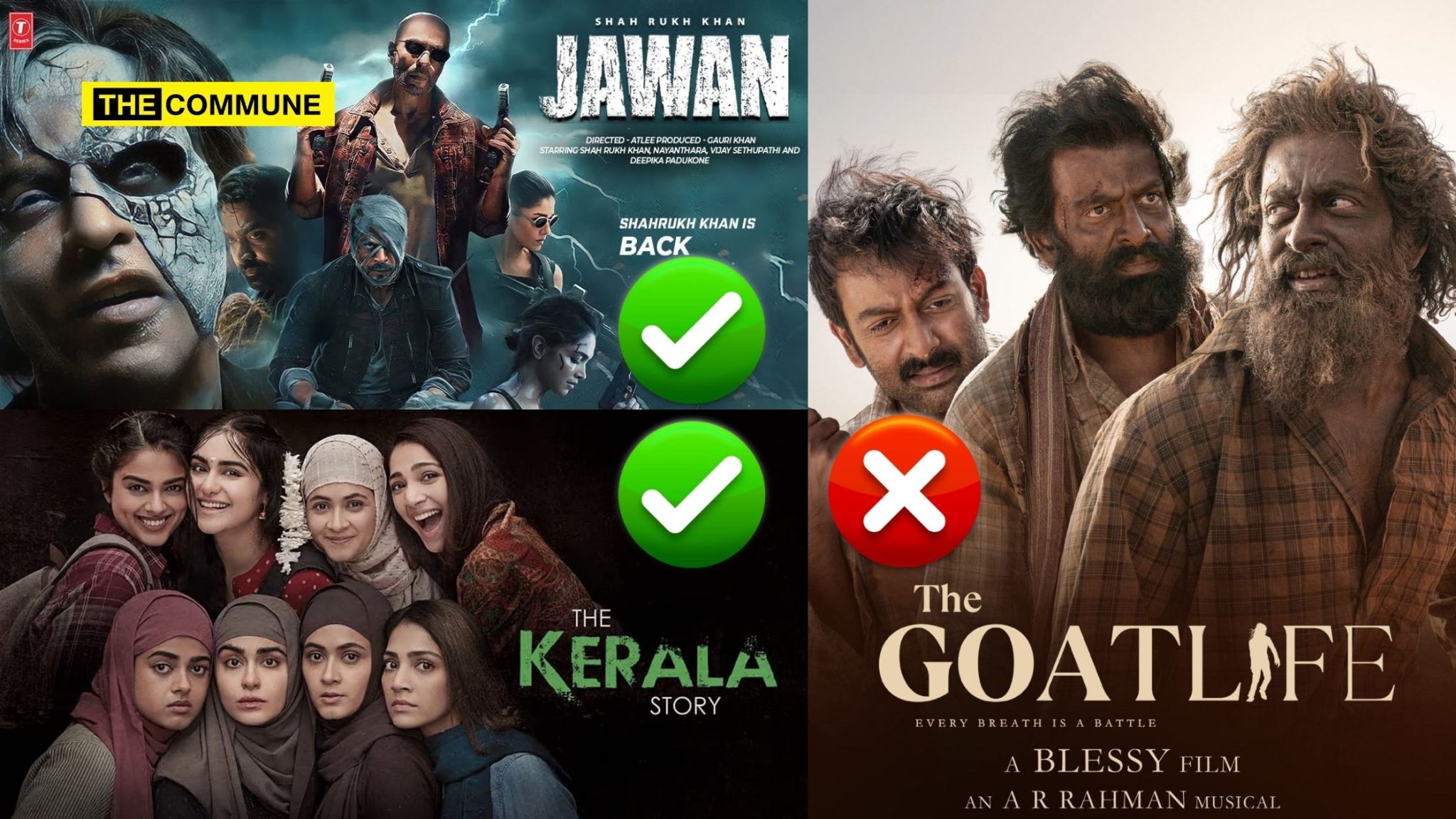 When Jawan Wins And Aadu Jeevitham Doesn't, The Award Is The Joke - The Commune