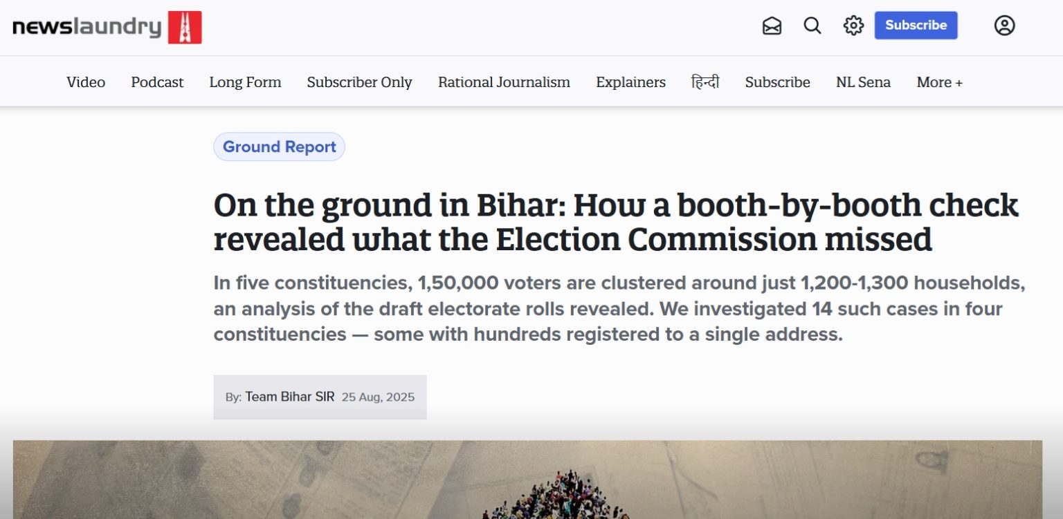 "Misleading": Bihar Chief Electoral Officer Busts Claims Made In ...