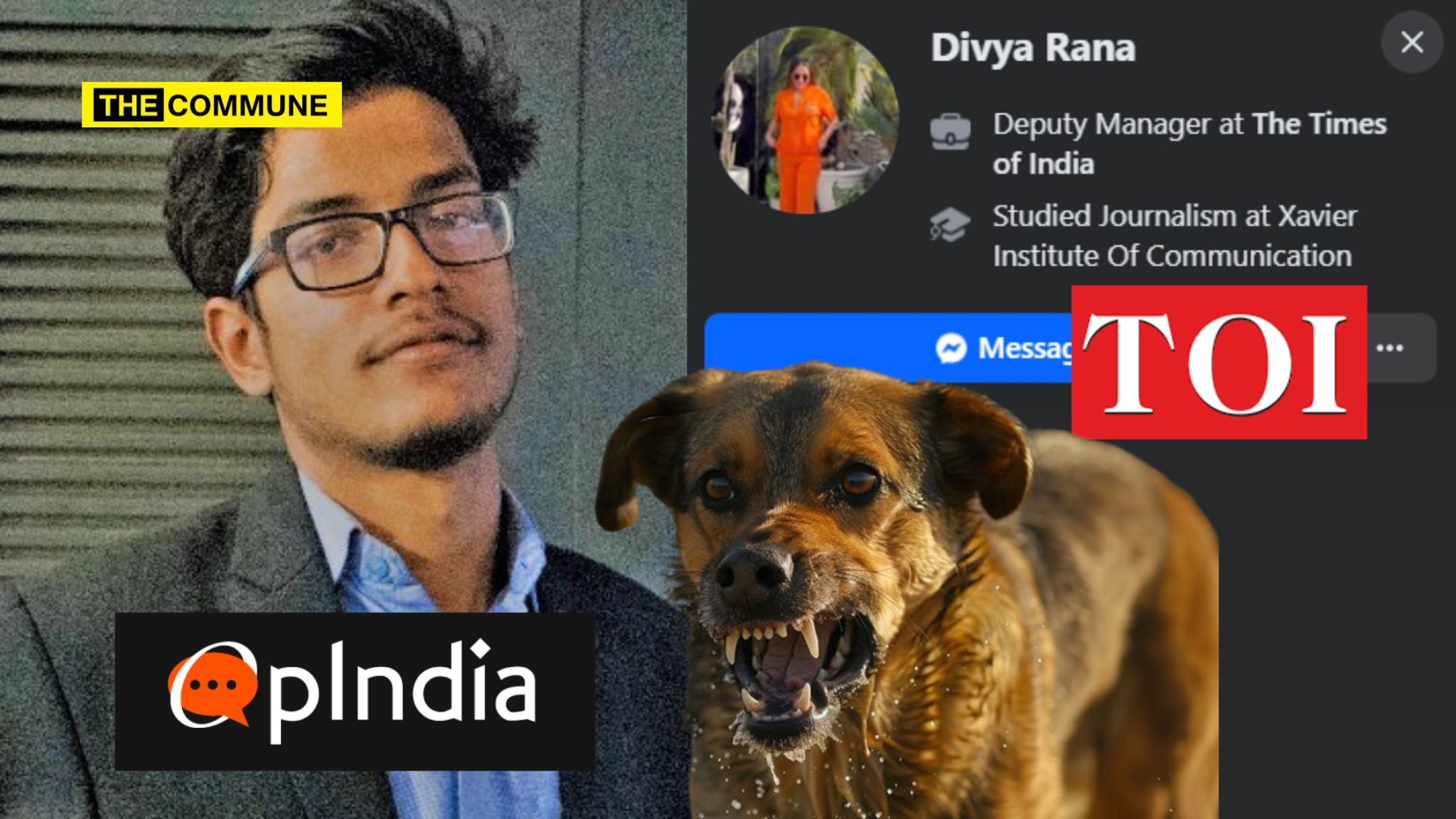 "TOI Deputy Manager" Unleashes Vulgar Abuse Against OpIndia Assistant ...