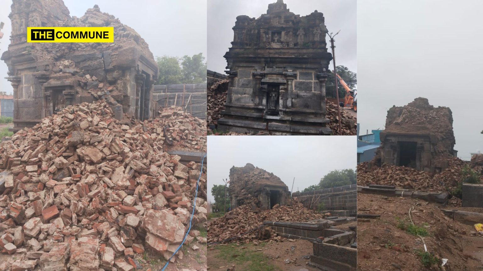 1500-Year-Old Temple's Amman Sannathi In Veerasozhapuram Crumbles In ...