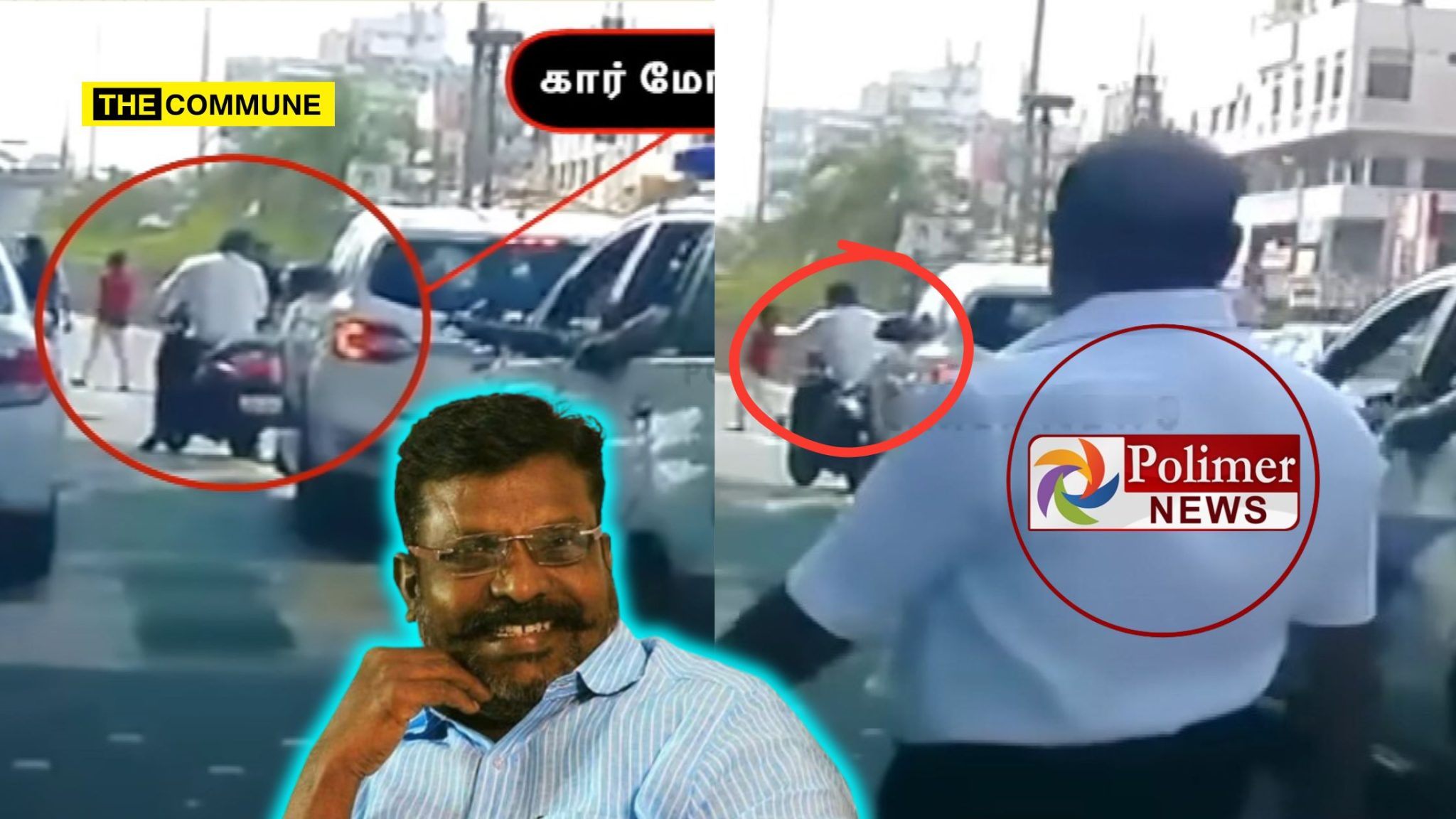 VCK Hit & Run Case: Polimer News Busts Thirumavalavan's Lies - The Commune