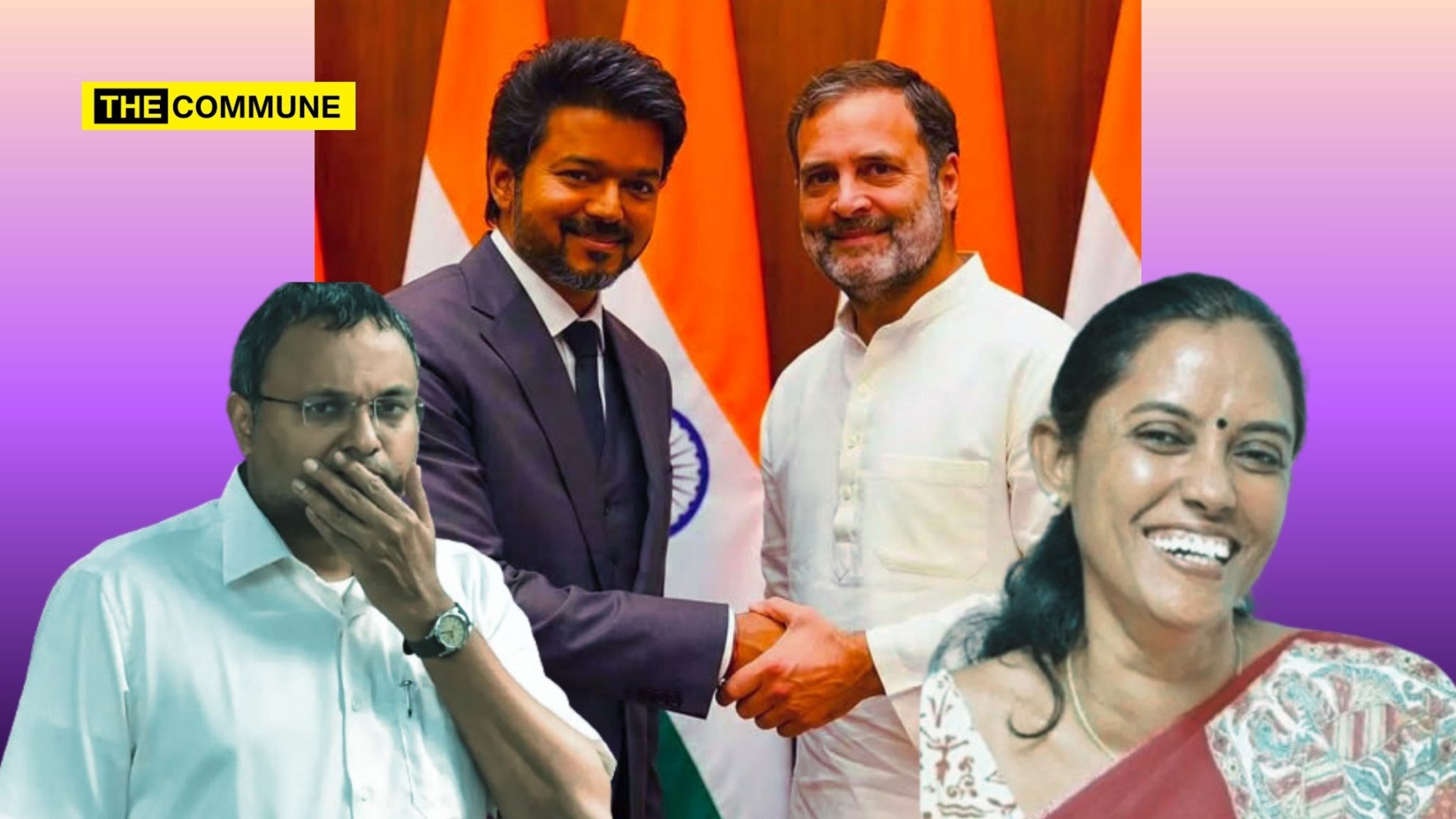 Cong MP Karti Chidambaram Says TVK Chief Vijay Spoke To Rahul Gandhi; Jothimani Says “Not An ...