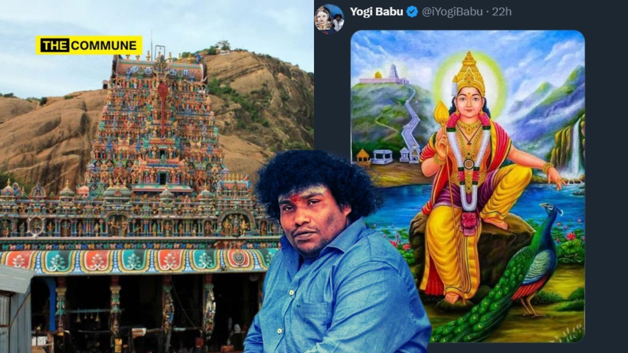 Amid Thirupparankundram Deepam Row, Actor Yogi Babu Posts Lord Muruga ...