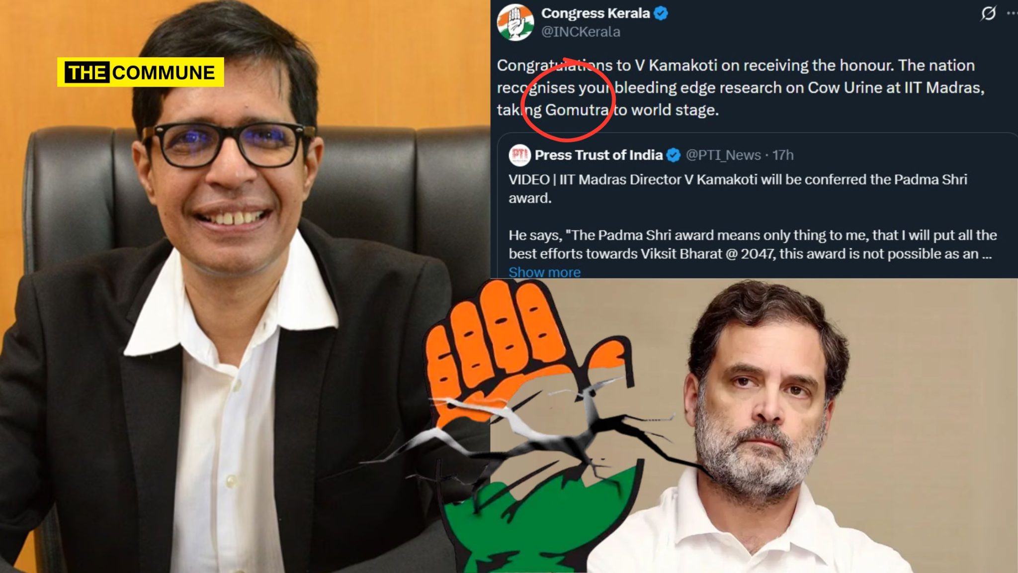 Congress Party Attacks IIT Madras Director V Kamakoti With Anti-Hindu ...