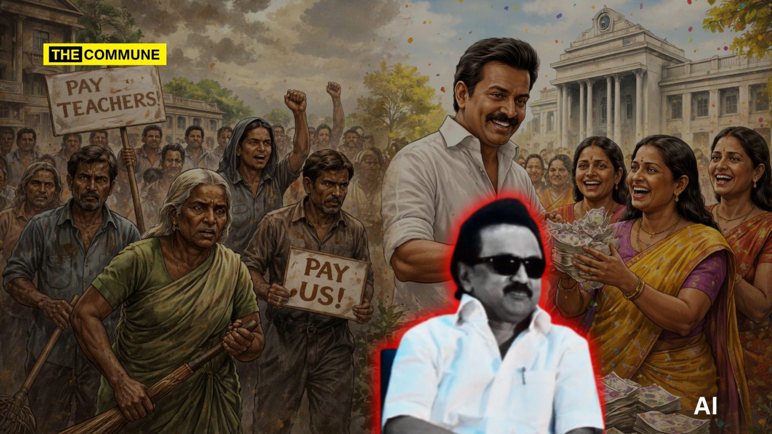 Dravidian Model Scam: No Money To Pay Teachers And Sanitation Workers ...