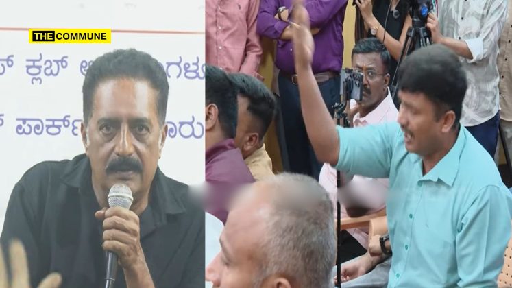 Prakash Raj Gets Grilled By Journos #JustAsking Questions - The Commune