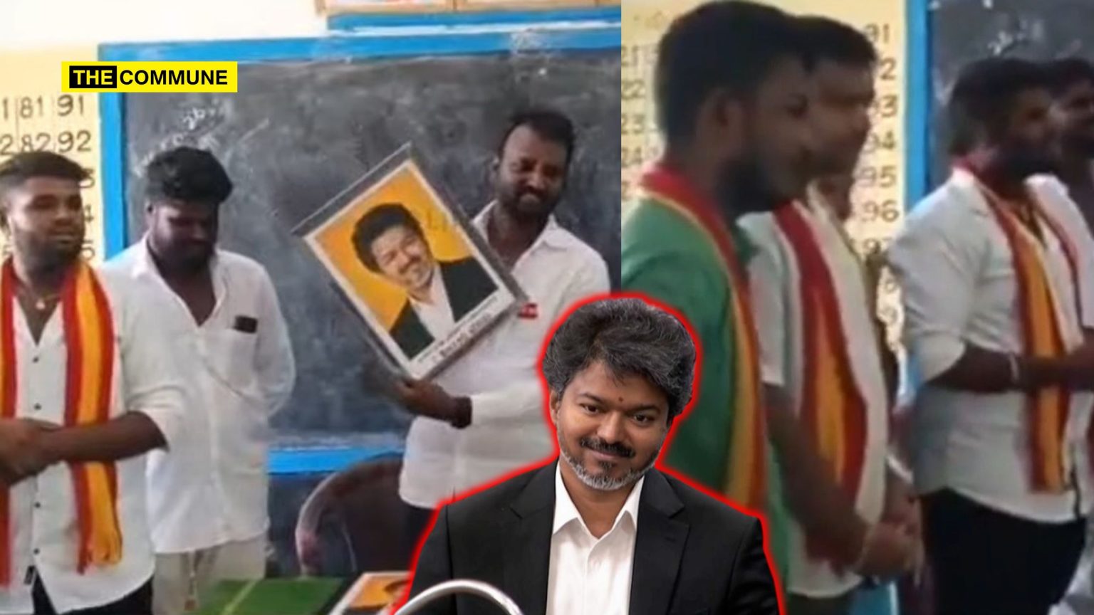 TVK Model: Party Functionaries Enter Kanchipuram Govt School Classroom ...
